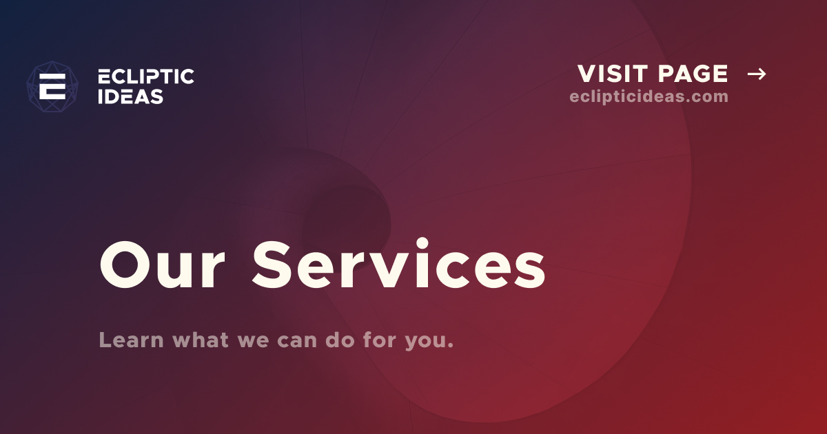 Application Maintenance Support & Services | Ecliptic Ideas